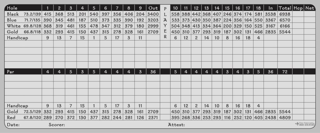 Course Details - Quail Ridge Golf Club